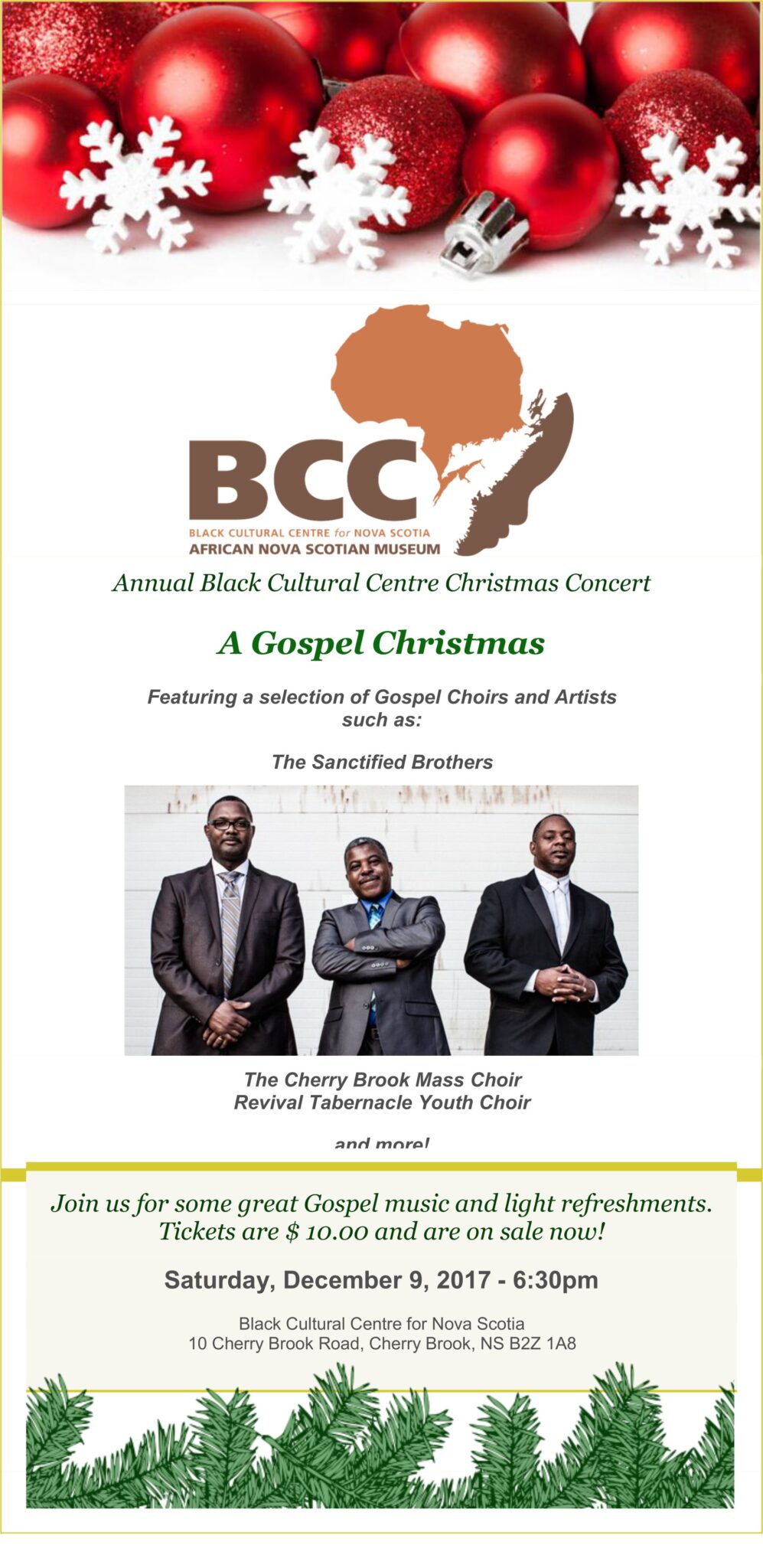 A Gospel Christmas – Black Cultural Centre for Nova Scotia