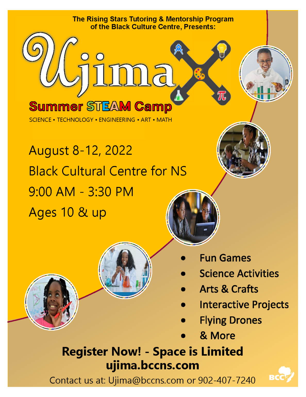 Ujima Summer STEAM Camp for youth – Black Cultural Centre for Nova Scotia